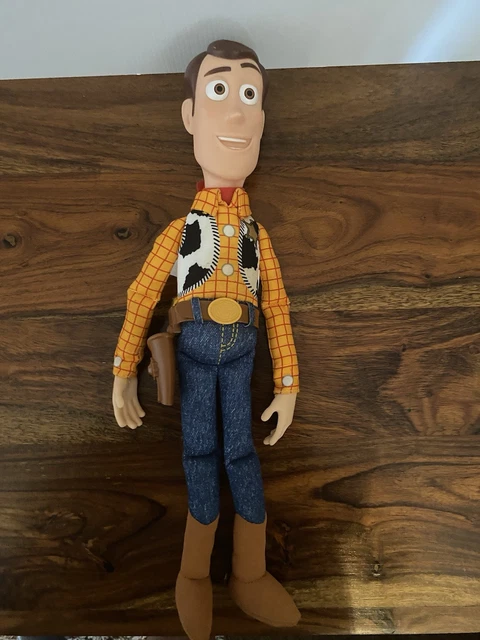 TOY STORY 4 Talking Woody Doll 15" Soft Toy Plush Thinkway Toys ...