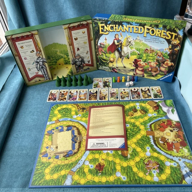 RAVENSBURGER ENCHANTED FOREST Board Game Vintage Retro 1982 Complete ...