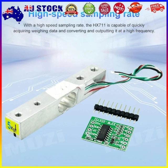 # HX711 WEIGHT Sensor Module 5KG Load Cell for Microcontroller (HX711 ...