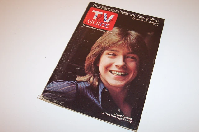 1971 TV GUIDE Issue - David Cassidy Issue £19.40 - PicClick UK