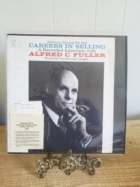 CAREERS IN SELLING:INTERVIEW with Alfred C. Fuller-LP Folkways 1961 VG+ ...