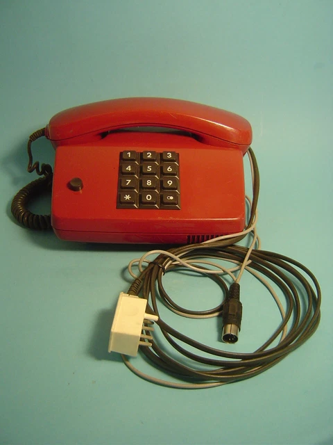 OLD BUTTON PHONE Phone, FA. Hagenuk, type BT 105, built 04/90 £30.65 ...