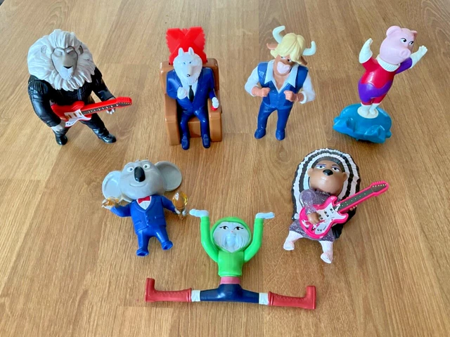 MCDONALDS SING FIGURES Sing The Movie Happy Meal Toys Bundle $25.00 ...
