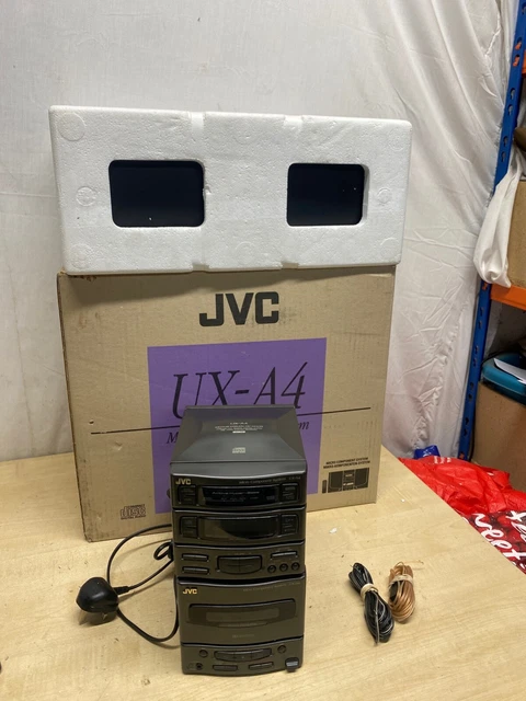 JVC UX-A4 MICRO Hifi System - Boxed with Speakers - Working - AB963Z ...