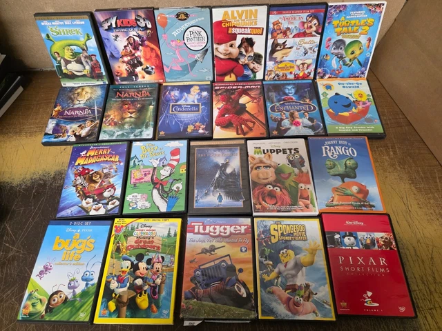 LOT 102 KIDS Family Movie DVDs Disney Pixar DreamWorks Nickelodeon Animation Car £0.73 - PicClick UK