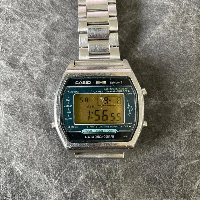 CASIO MARLIN MODEL Casio Marlin H101 80s waterproof wristwatch gray from Japan £119.18 - PicClick UK