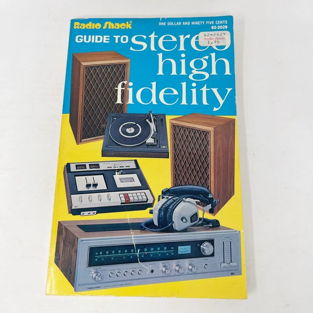 VINTAGE RADIO SHACK Guide To Stereo High Fidelity Book 1970s Early ...