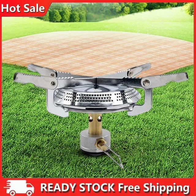 ONE-PIECE BUTANE GAS Stove Head High-power Foldable Lightweight Camping ...