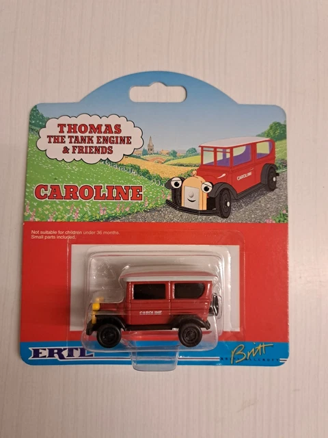 THOMAS THE TANK Engine & Friends ERTL Caroline Car DIECAST NEW & SEALED ...