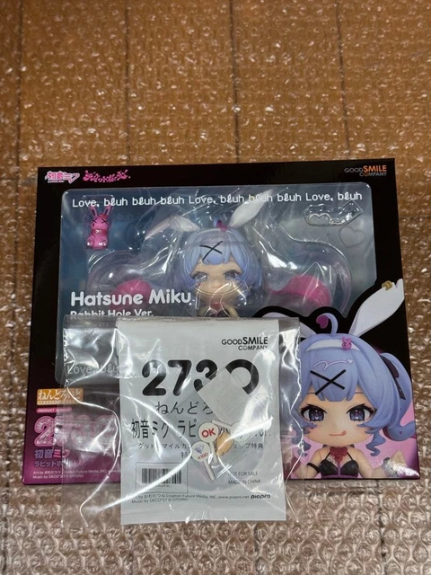 GOOD SMILE HATSUNE Miku Rabbit Hole Ver Nendoroid #2730 New w/ Bonus ...