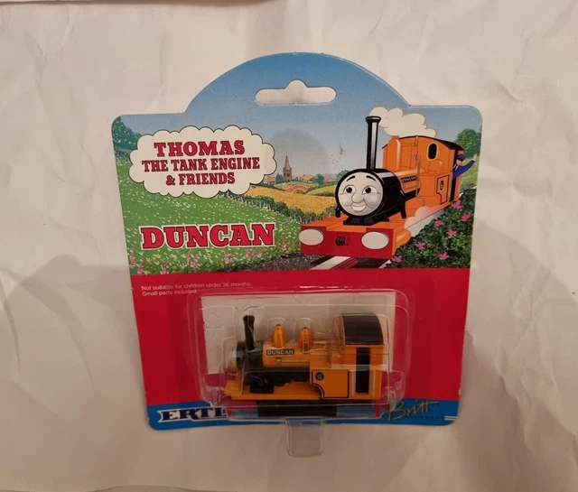 THOMAS THE TANK Engine & Friends ERTL DUNCAN TRAIN DIECAST NEW AND ...