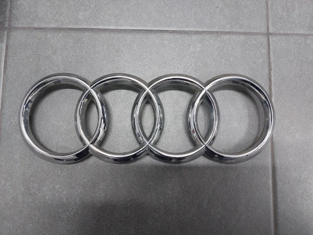 AUDI A4 B8 original Ringe vorne Kühlergrill Audiringe chrom EUR 19,99 ...