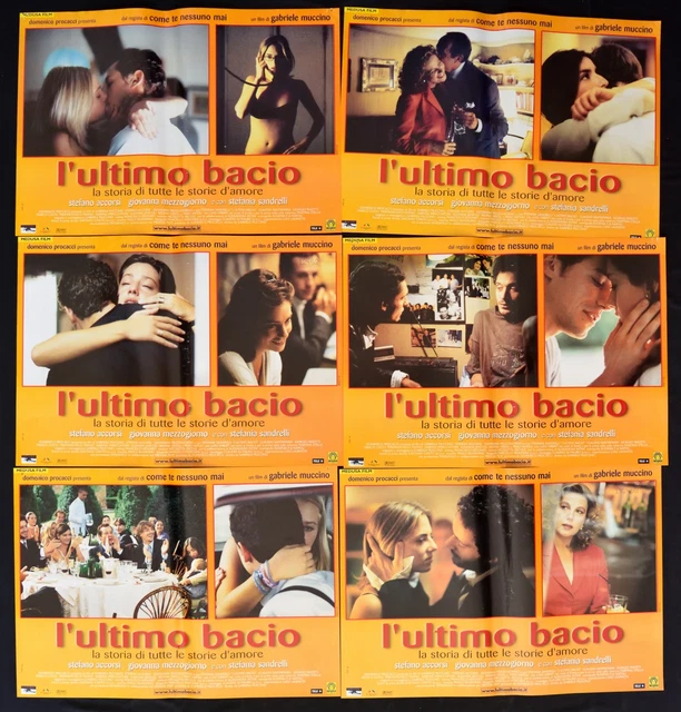 FOTOBUSTE L'ULTIMO BACIO Gabriele Muccino Accorsi Giovanna Mezzogiorno ...