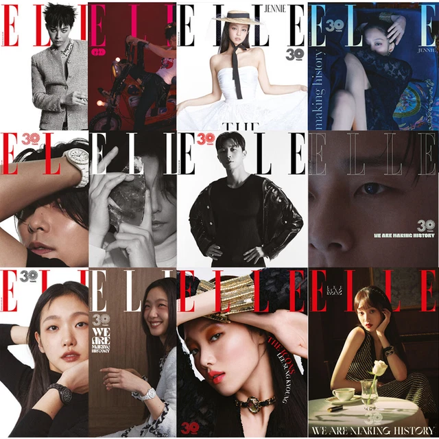 ELLE KOREA 2022 Nov G-Dragon, JENNIE, GONG YOO, PARK SEOJUN, KIM GOEUN ...