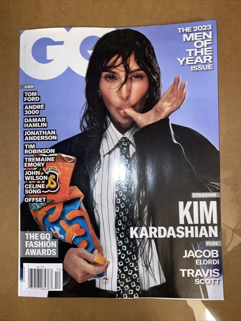 GQ MAGAZINE DECEMBER 2023 January 2024 Kim Kardashian Jacob Elordi ...