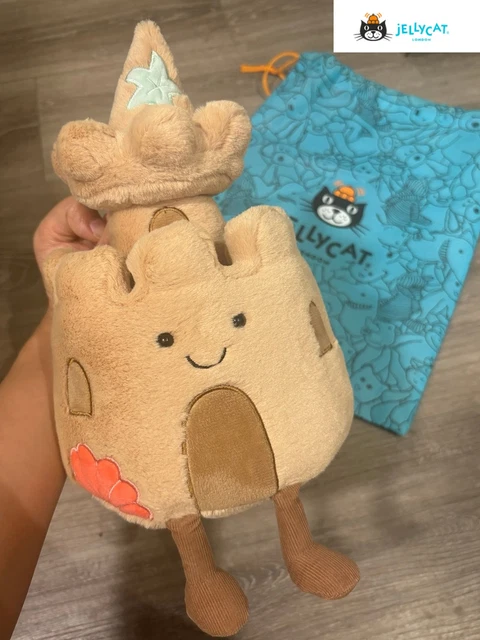 BRAND NEW WITH Tags Jellycat Amuseable Sand Castle Soft Toy With Dust ...