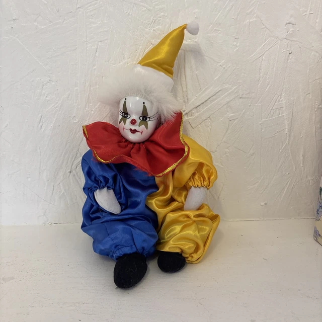 COLLECTIBLE VINTAGE SAND Body Clown with Porcelain Face £11.99 ...