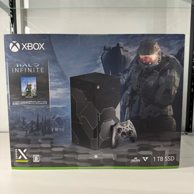 CONSOLE MICROSOFT XBOX Series X Halo Infinite Limited Edition en main ... CONSOLE MICROSOFT XBOX Series X Halo Infinite Limited Edition en main ...