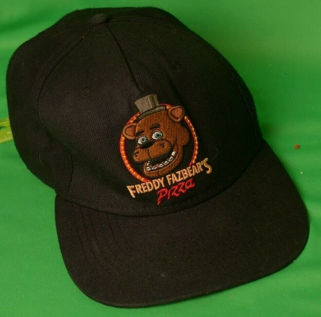 FIVE NIGHTS AT Freddy's Freddy Fazbear's Pizza Black Snapback Youth Hat ...