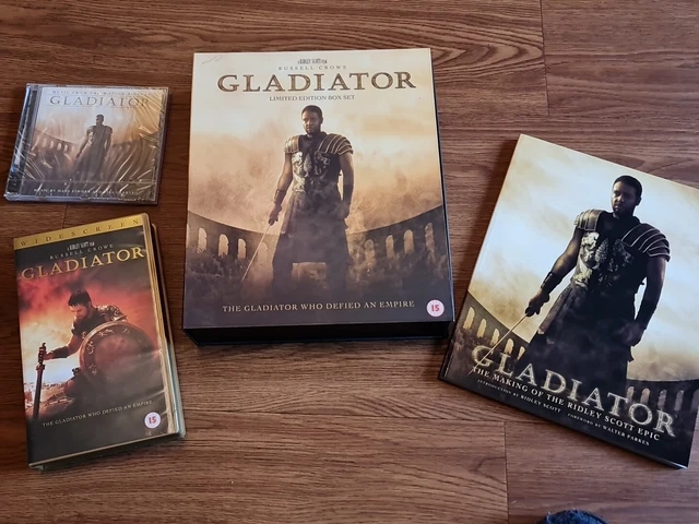 GLADIATOR, LIMITED EDITION Box Set Widescreen VHS Video, CD & Book ...