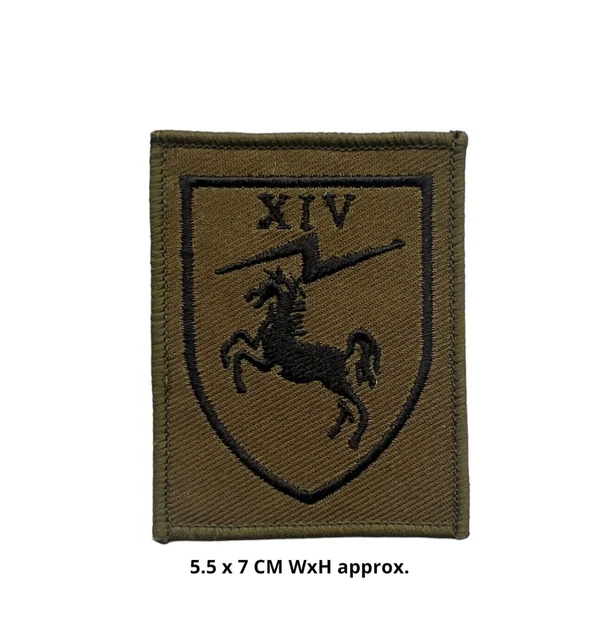 BRITISH ROYAL ARMY 14TH Signal Regiment Trf Embroidered Sew On Patch ...