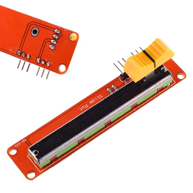 SLIDING CLOCKING POTENTIOMETER 10K dual -road analog potentiometer ...