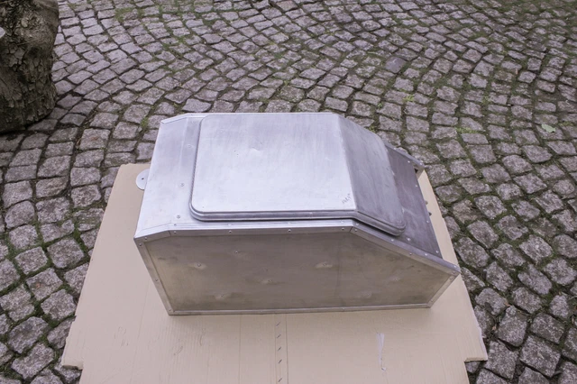 ALU BOX KISTE Transportbox Lagerkiste gepolstert 84 x 44,5 x 40,5cm ...