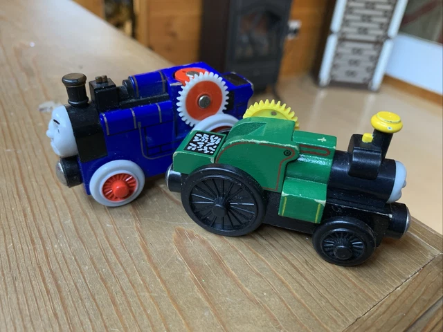 WOODEN TREVOR & FERGUS Thomas The tank Engine Wooden Train Sets £15.00 ...