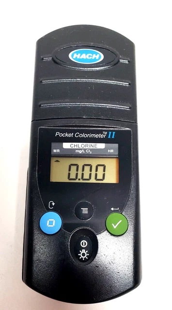 HACH POCKET COLORIMETER II CHLORINE FREE SHIPPING! $99.00 - PicClick