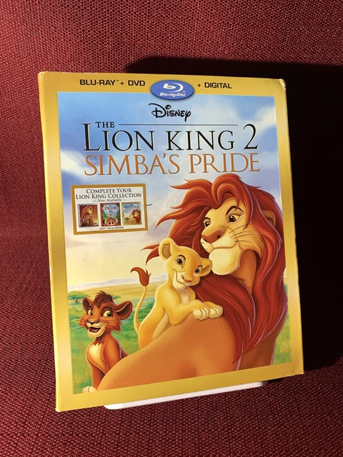 THE LION KING 2: SIMBA’S PRIDE Blu-Ray + DVD + Digital W/ Slipcover DISNEY £25.13 - PicClick UK