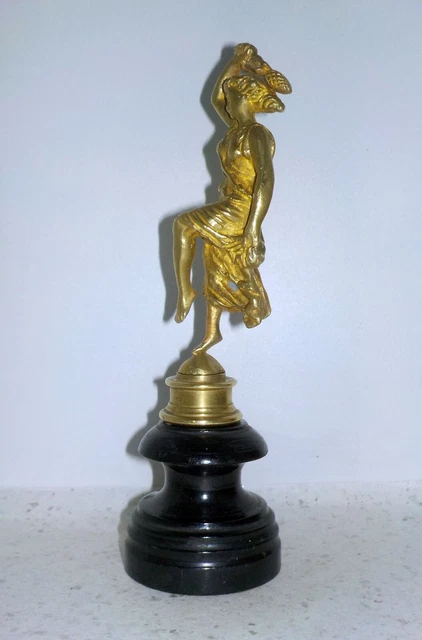 STATUETTE DE DANSEUSE en bronze doré 19e siècle - 19th century EUR 250 ...