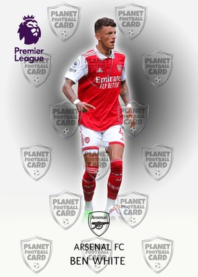 BEN WHITE, ARSENAL Fc. White Card, 2022/2023 Custom Football Card. £3. ...