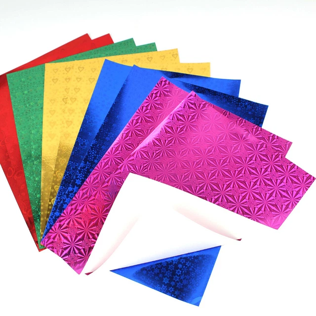 ORIGAMI DI CARTA color cartoncino per bambini gru da taglio decoupage ...