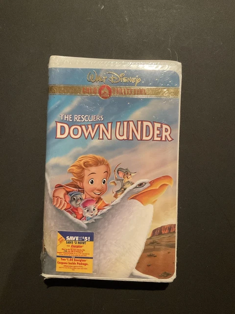 THE RESCUERS DOWN Under VHS Walt Disney Gold Collection - NEW SEALED £7 ...