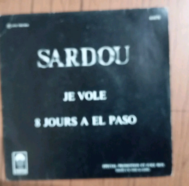 MICHEL SARDOU/ JE Vole/45 Tours EUR 3,00 - PicClick FR