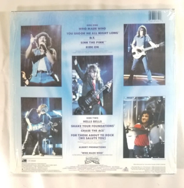 AC/DC WHO MADE Who LP RARE Record Club CRC Shrink EX Vintage Vinyl 1986 ...