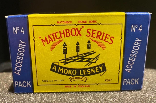 MATCHBOX LESNEY ACCESSORY PACK No 4 Road Signs Repro Box $10.99 ...