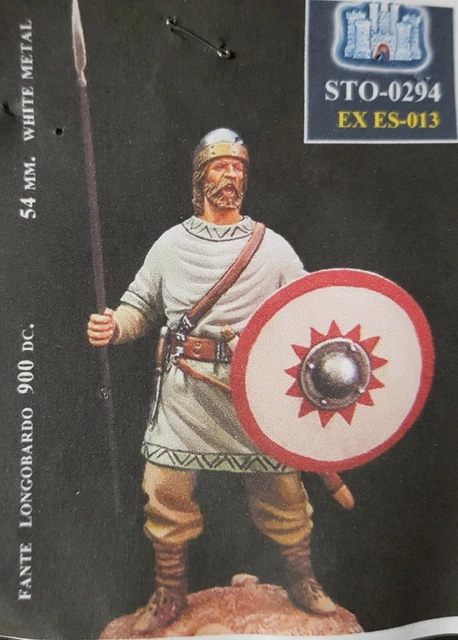 LA FORTEZZA 54MM metal kit "Longobard Infantryman 900 DC" NO BOX! STO ...