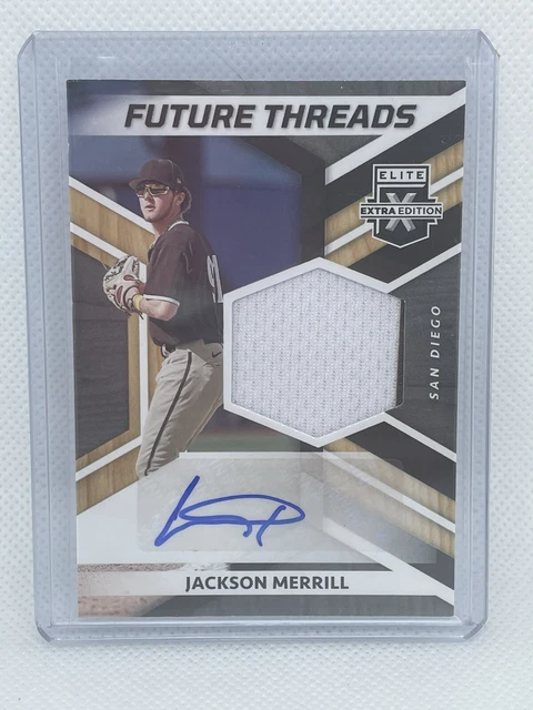 2022 ELITE EXTRA Edition Jackson Merrill Patch Auto RPA SP Padres EUR ...