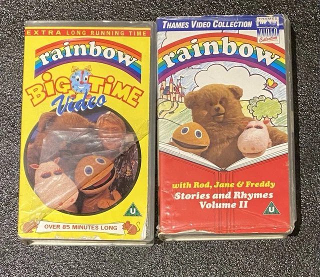 RAINBOW VHS VIDEO Bundle X 2 Stories & Rhymes - Big Time Video £12.99 ...