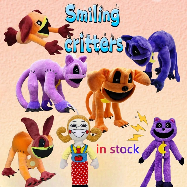 SMILING CRITTERS FIGURE Plush Doll CatNap Hoppy Hopscotch Poppy Doll ...