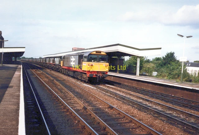 RAILWAY PHOTO 6X4 Class 58 58005 MGR Train Leamington Spa p2 c1986 £1. ...