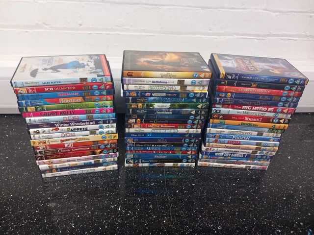 56X DISNEY CHILDREN'S Animation Film DVD Bundle Compilation Collection ...