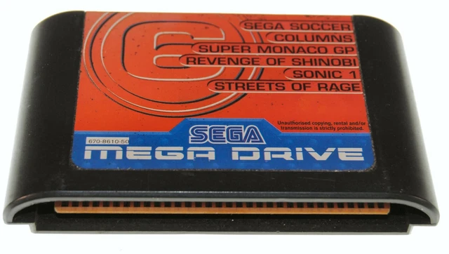 SEGA MEGA DRIVE / Sonic Hedgehog / Soccer/ Streets Of Rage / Monaco Gp ...
