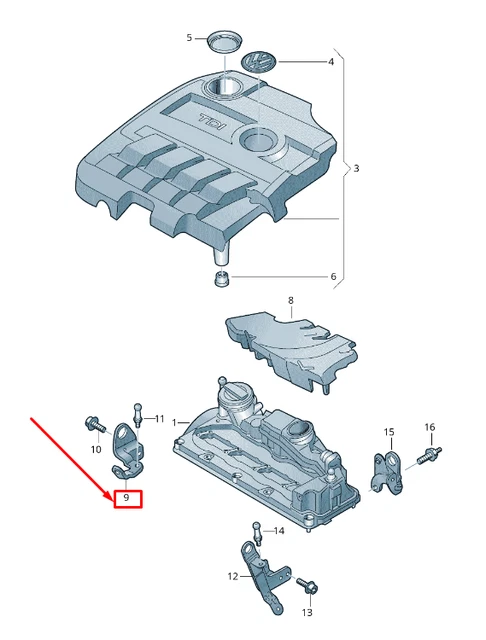 VW GOLF VI 5K MK6 Oil Settler Separator 036103464AK NEW GENUINE £149.99 ...