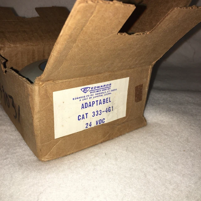 VINTAGE EDWARDS ADAPTABLE General Signaling Alarm Bell Wall Mount ...