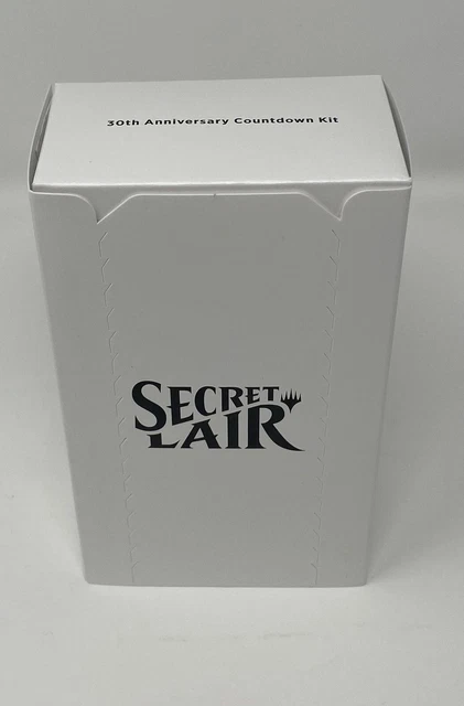 MTG SECRET LAIR 30TH ANNIVERSARY COUNTDOWN KIT MAGIC THE GATHERING BOX ...