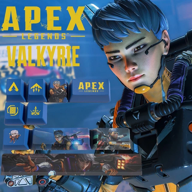 APEX LEGENDS VALKYRIE Keycaps | OEM Profile | Gaming | Anime | Custom £ ...