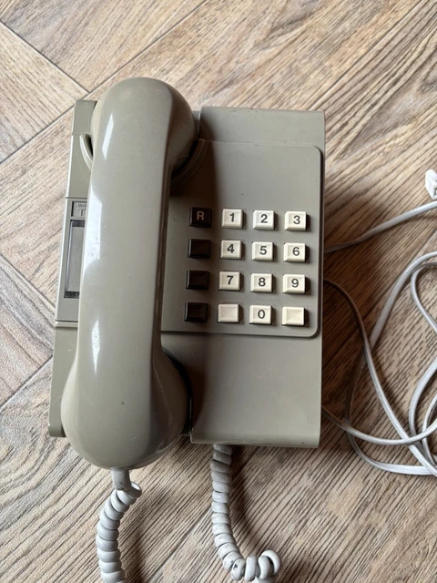 GENUINE RETRO VINTAGE Home Corded telephone British Telecom Collectible ...