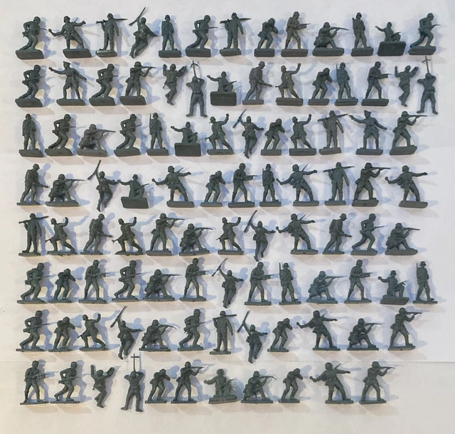 100X WW2 GERMAN infantry - 1/72 scale Airfix 01705 - type 2 - 100 soldiers £11.99 - PicClick UK